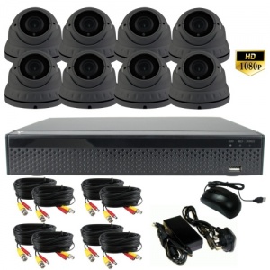 3Mp Varifocal Dome CCTV Kit for Sale with 6 Cameras