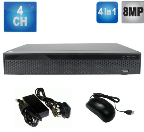 DVR Recorder supports all CCTV Cameras 8Mp