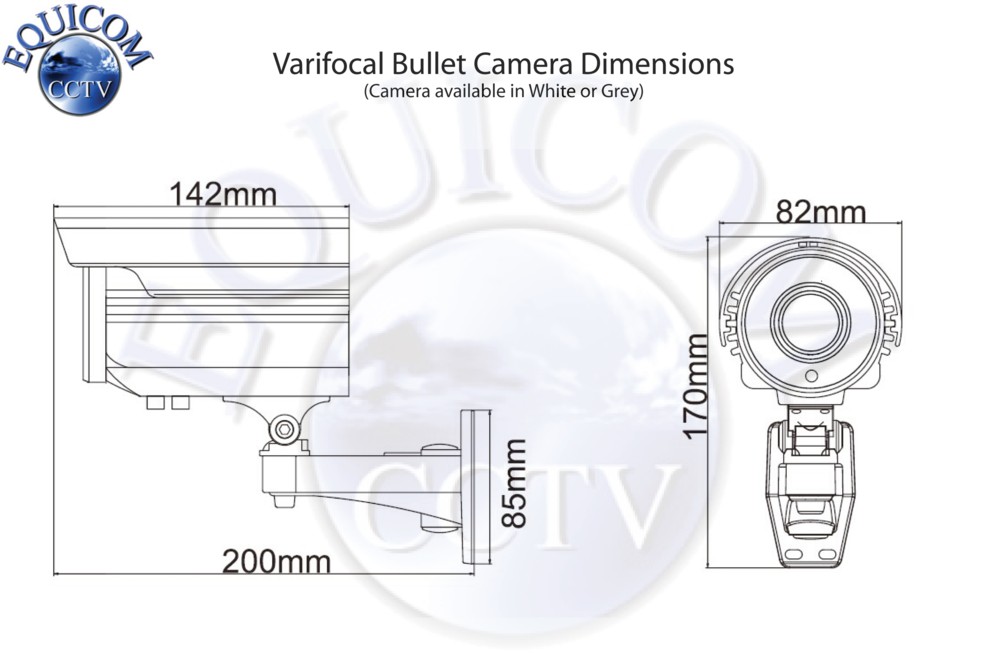 Cctv Camera Dimensions at Jayson Vallecillo blog